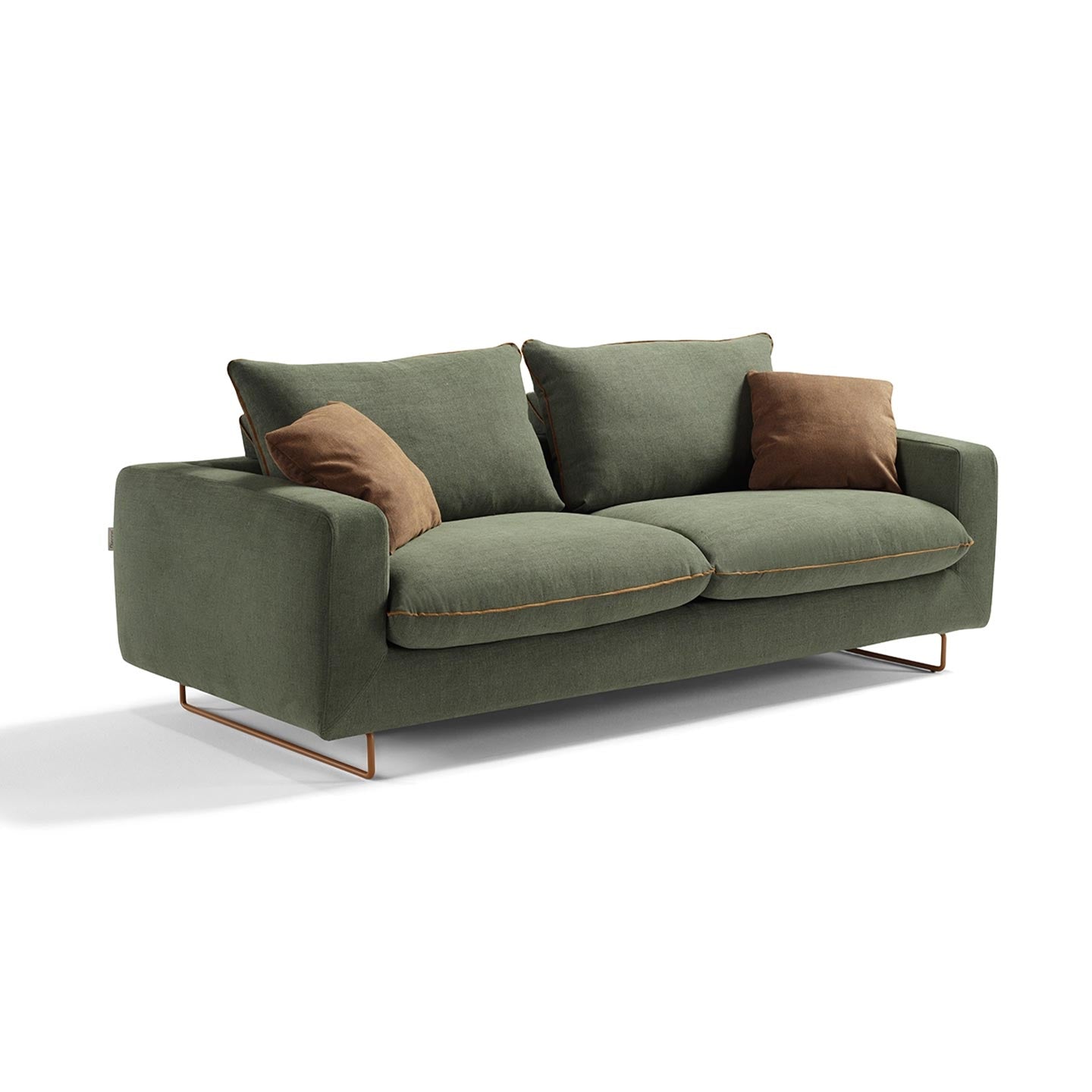 Dienne Salotti Club Designer Schlafsofa aus Stoff konfigurierbar ...