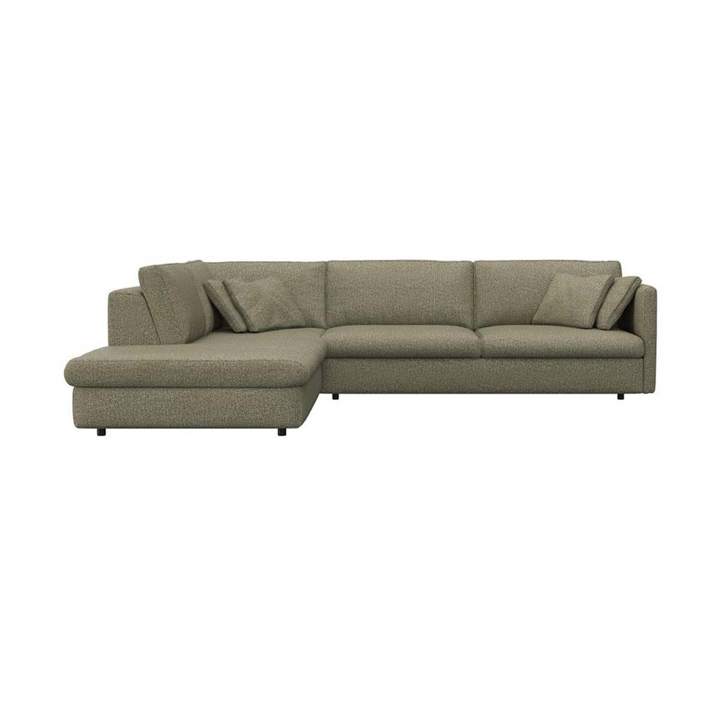 Ecksofa Lovane Designersofa aus Stoff Venezia – Sitzdesign