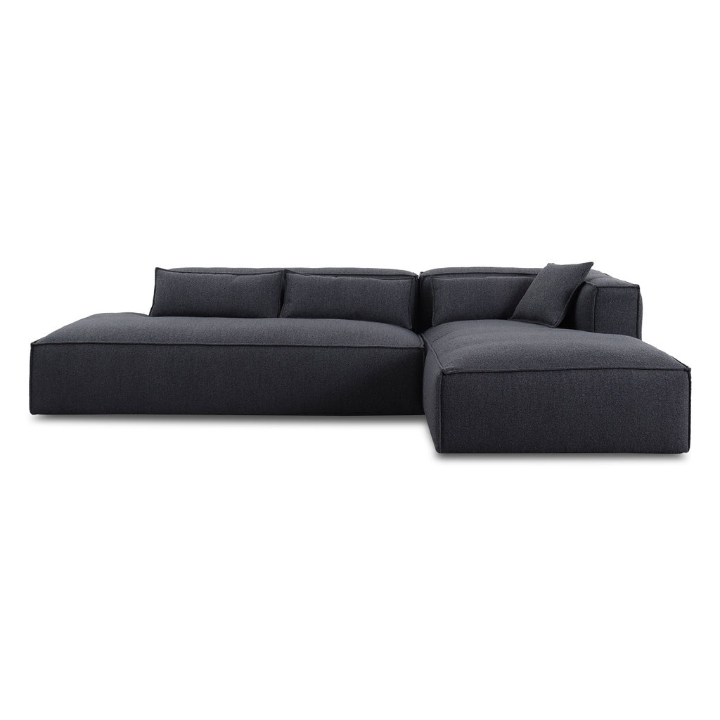 Ecksofa Softee Manhattan mit sanft abgerundeter Form – Sitzdesign