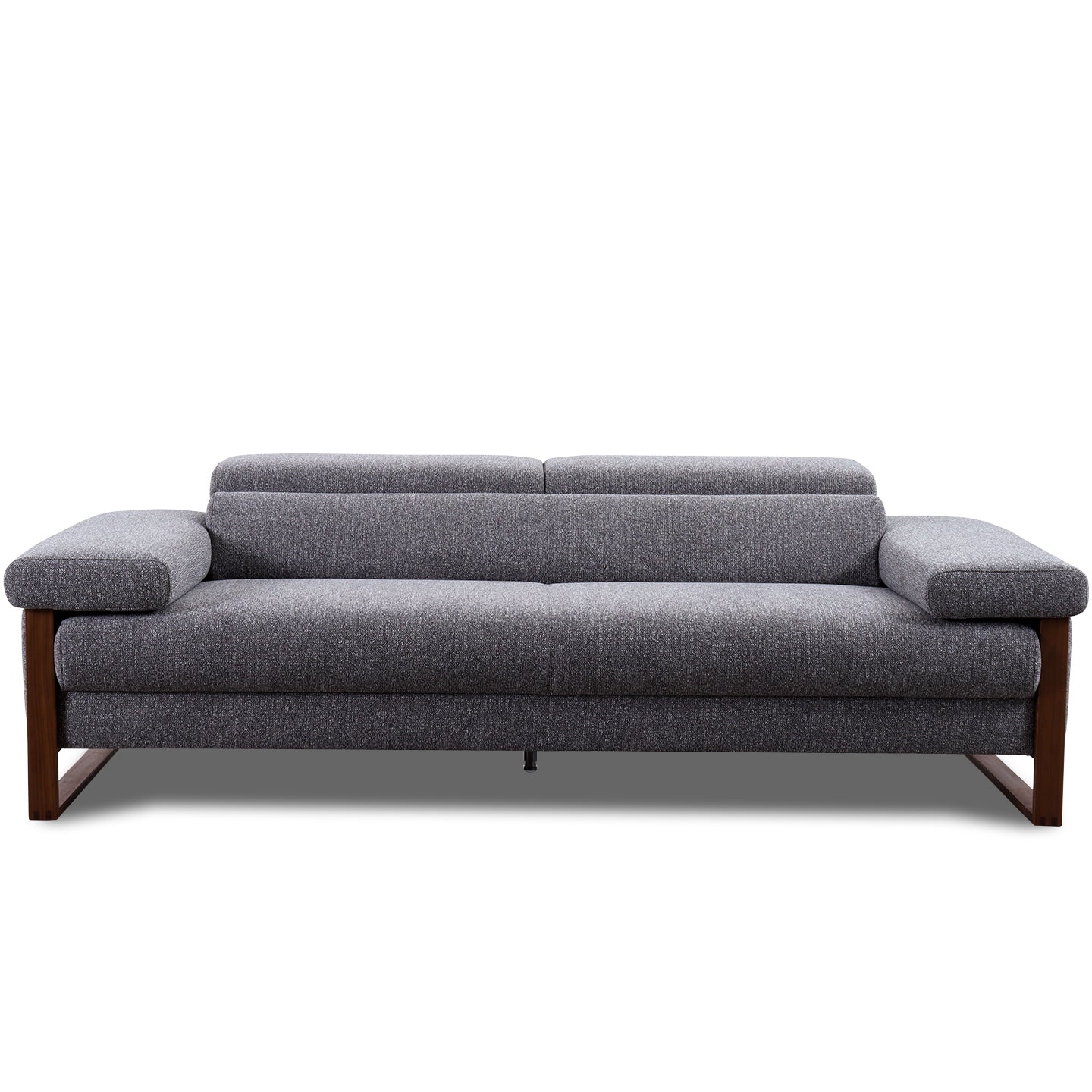Willi Schillig FINN Designer Sofa in Stoff Grau – Sitzdesign